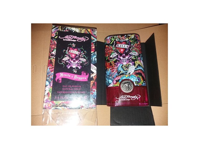 Ed Hardy -Hearts&;Daggers 100ml edp- Original