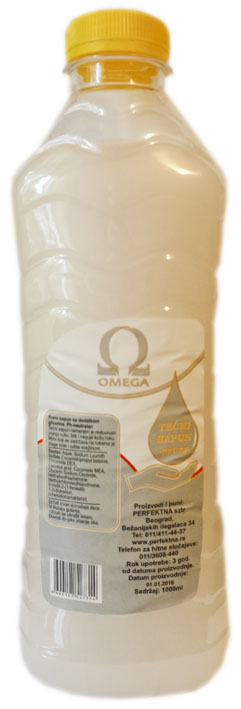 Tečni sapun OMEGA 1000ml - sedef