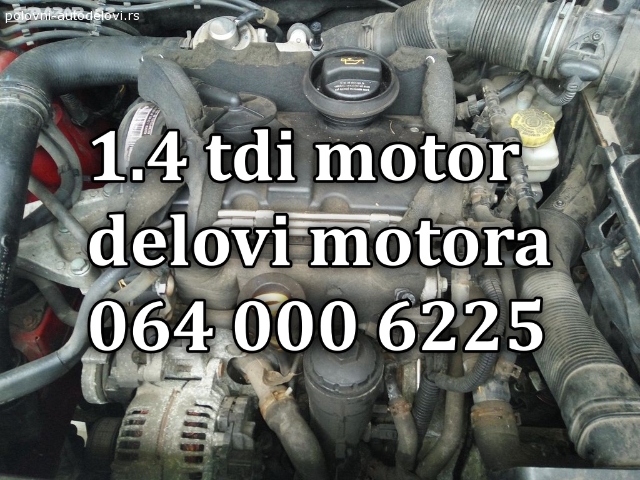 Skoda motor 1,4 tdi