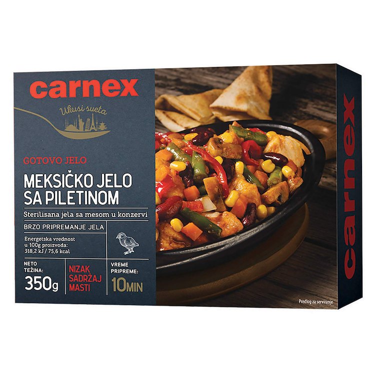 Carnex Meksicko jelo sa piletinom 350gr Carnex