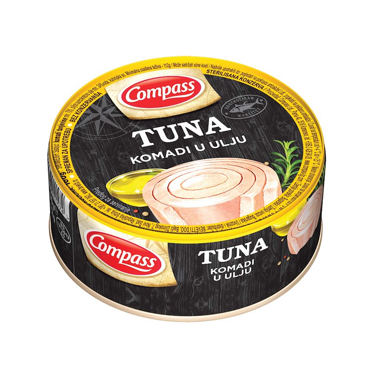 Compass tuna komadi u ulju 160g compass