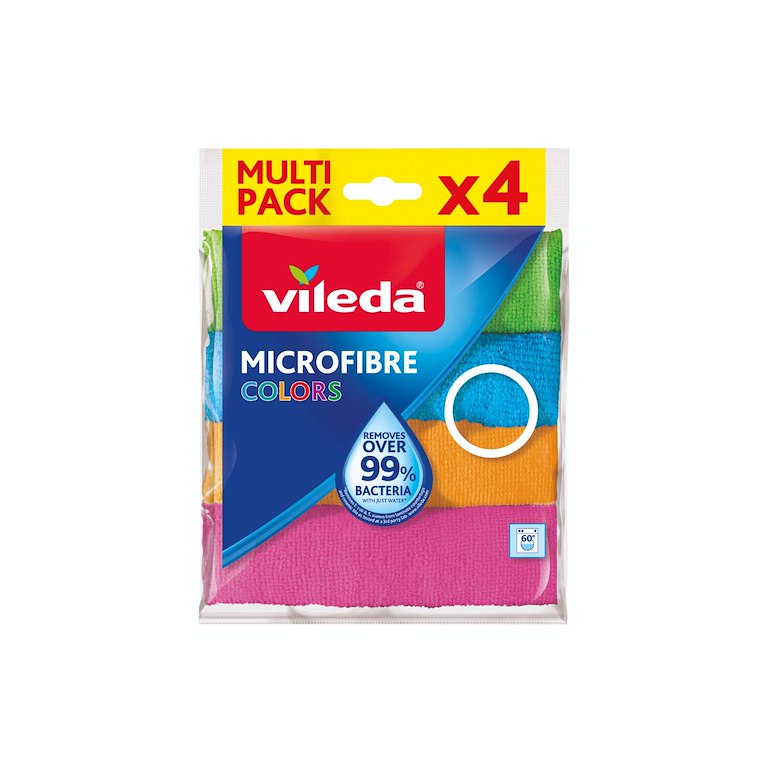 Vileda multi pack set krpa od mikrofibera 4 komada