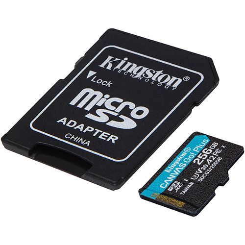 Kingston 256GB microSDXC Canvas Go Plus memorijska kartica | SDCG3/256GB