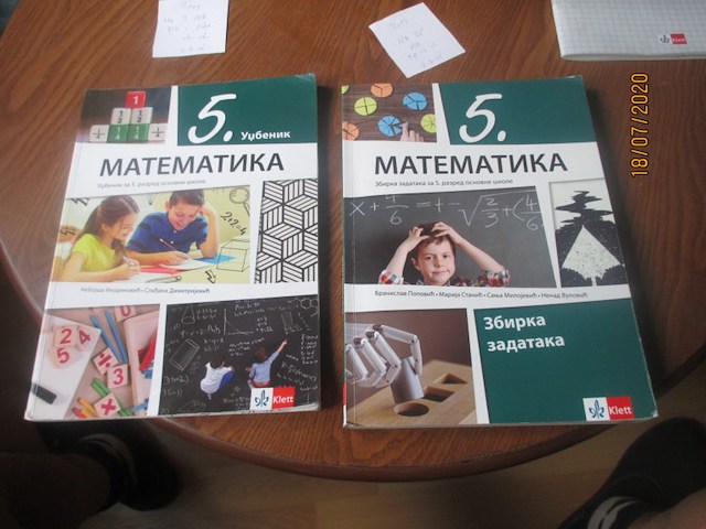 Matematika,udzbenik i zbirka za 5.razred Klett