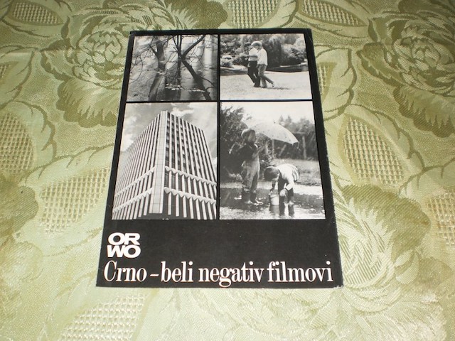 OR WO Crno-beli negativ filmovi brosura iz 70-ih godina