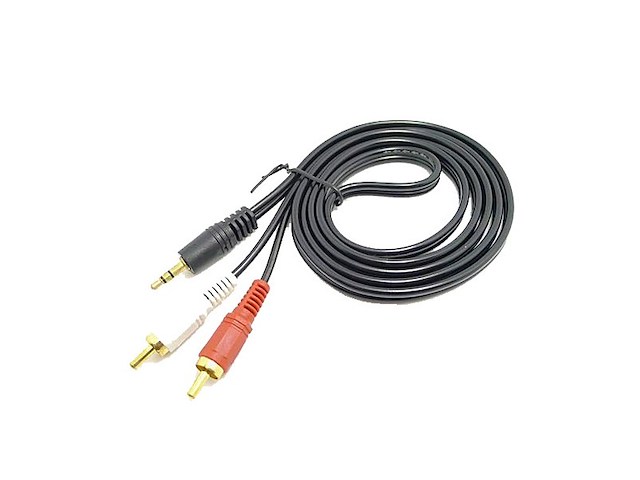 Kabl 3.5mm stereo muški na 2xRCA muški 1.5m