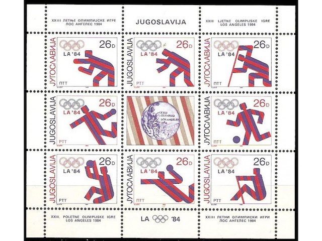 ŽP-OSVOJENE MEDALJE NA LOI LOS ANĐELES 1984