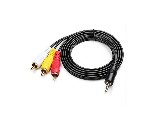 Kabl 3.5mm na 3xRCA 1.5m