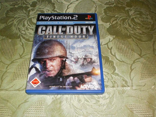 Call of Duty - Finest Hour - Sony PlayStation 2