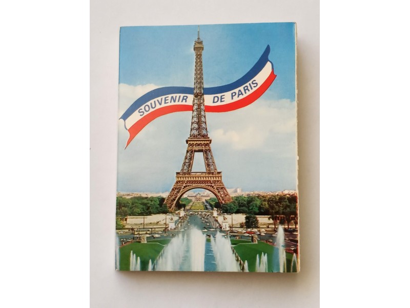 Harmonika Razglednice - Pariz - Francuska -