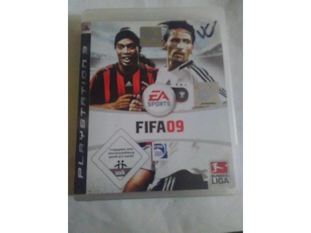 sony plausation 3 fifa 09 isp ko sa slika