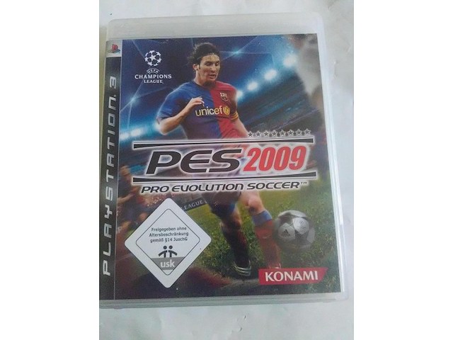 sony plausation 3 pes 2009 isp ko sa slika