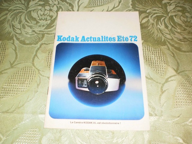 Kodak - katalog za 1972 godinu na francuskom jeziku