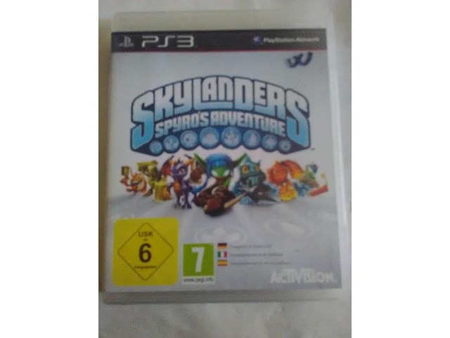 sony plausation 3  skylanders spyros advent ko sa slika