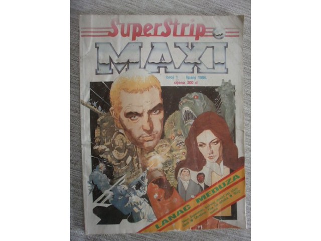 SUPER STRIP - MAXI - broj 1 ; lipanj 1986.