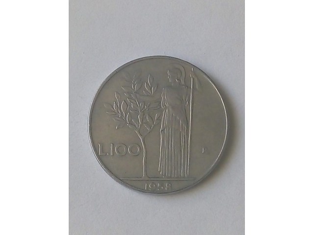 100 Lira 1958.godine - Italija -