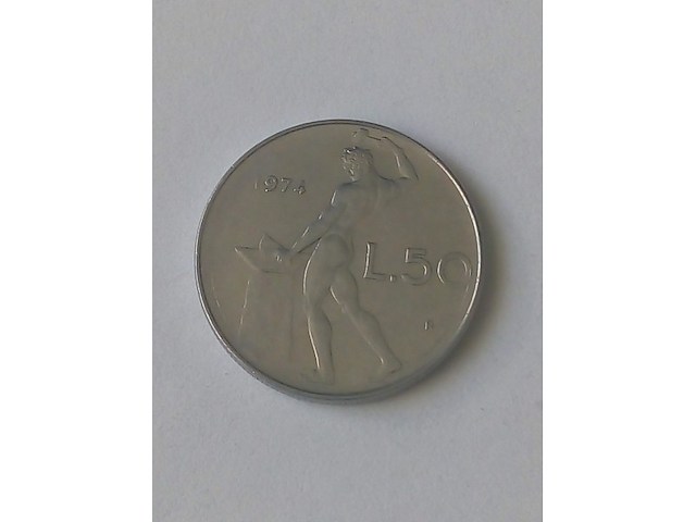 50 Lira 1974.godine - Italija -