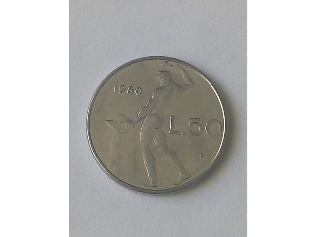 50 Lira 1980.godine - Italija -