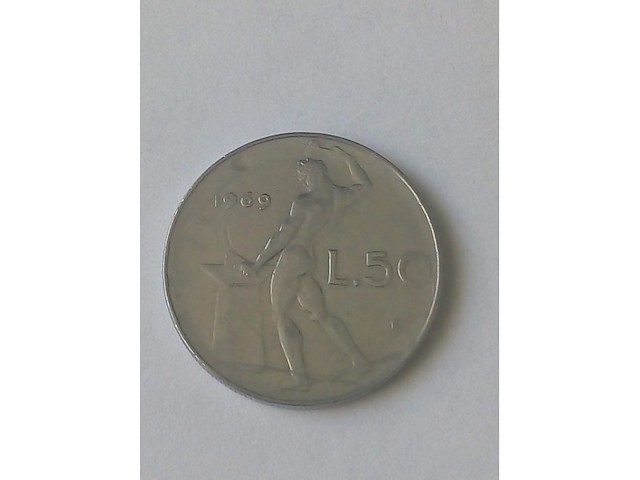 50 Lira 1969.godine - Italija -