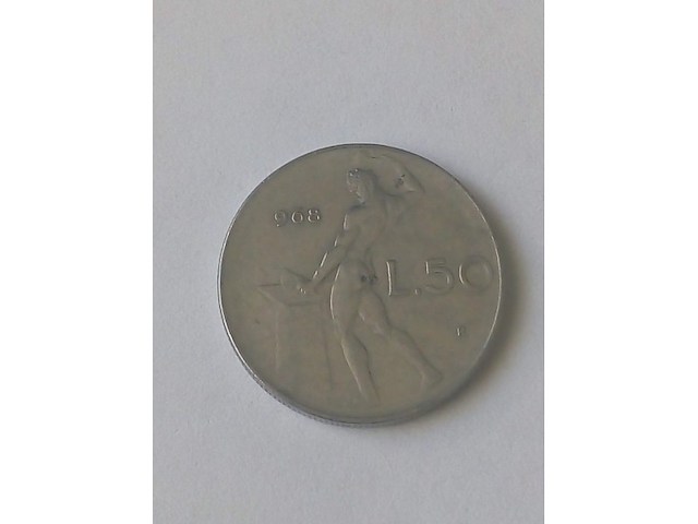50 Lira 1968.godine - Italija -
