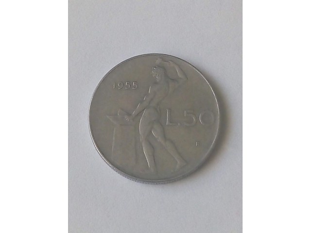 50 Lira 1955.godine - Italija -