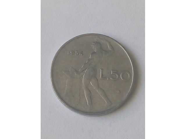 50 Lira 1954.godine - Italija -
