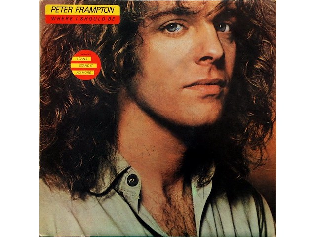 LP PETER FRAMPTON - Where I Should Be (1979) MINT