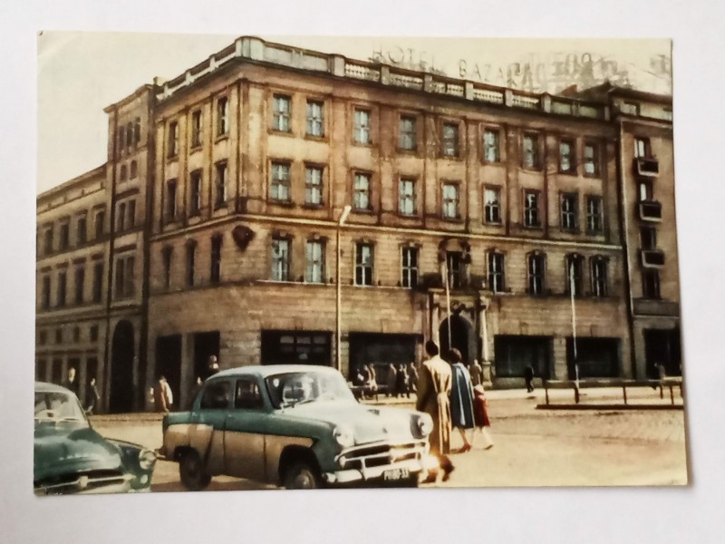 Hotel Bazar - Poznan Poljska - 1963.g za Beograd -