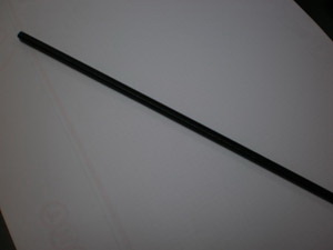 Šipka žaluzina ŠI10 Crna 8,5×6,5x1400mm
