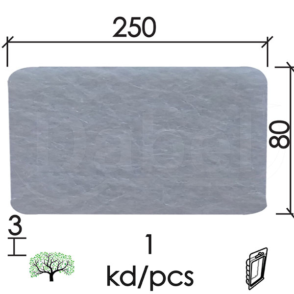 Podloška filc samol. za nameštaj F01 Bela 80x250x3mm