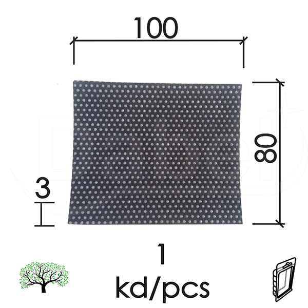 Podloška filc samol. za nameštaj F03 Braon 80x100x3mm