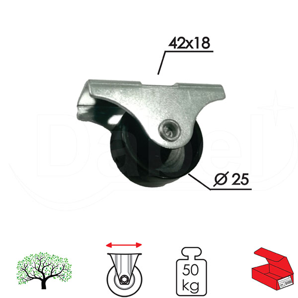 Točkić linijski T4114 Crna fi25mm OPD