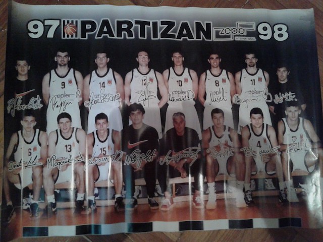 KK Partizan plakat