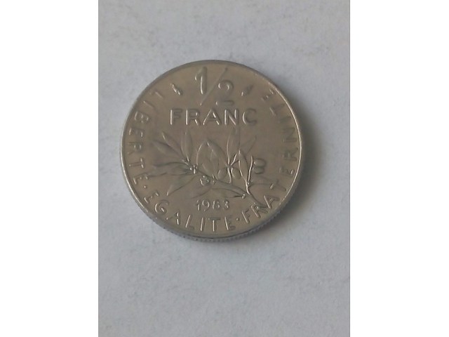 1/2 Franc 1983.godine - Francuska -