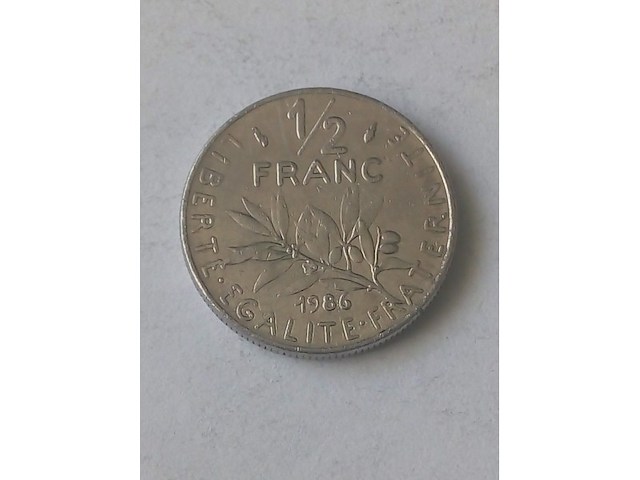 1/2 Franc 1986.godine - Francuska -