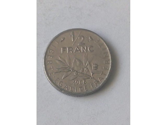 1/2 Franc 1968.godine - Francuska -