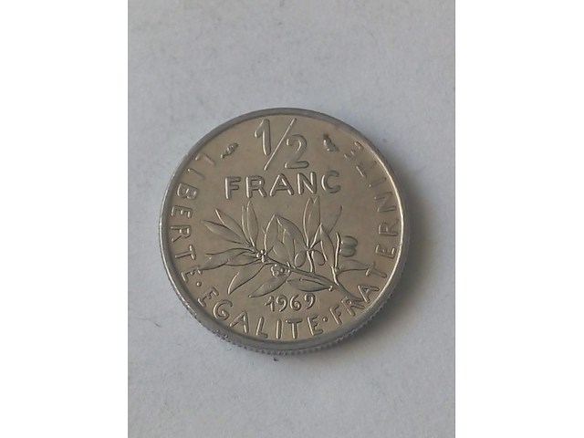 1/2 Franc 1969.godine - Francuska -