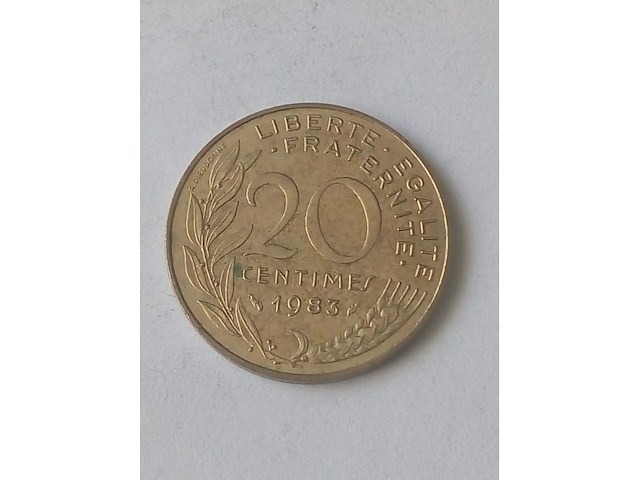 20 Centimes 1983.godine - Francuska -