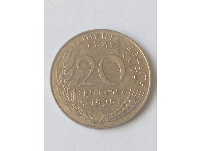 20 Centimes 1995.godine - Francuska -