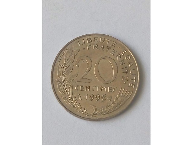 20 Centimes 1996.godine - Francuska -