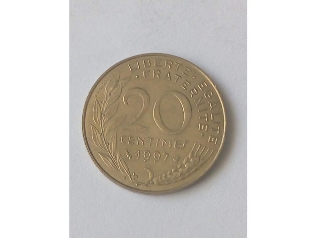 20 Centimes 1997.godine - Francuska -