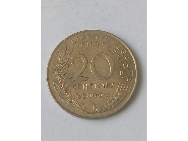 20 Centimes 2000.godine - Francuska -