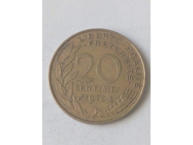 20 Centimes 1970.godine - Francuska -