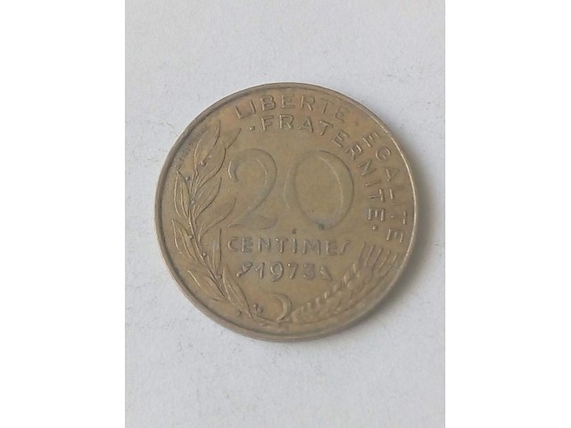 20 Centimes 1973.godine - Francuska -