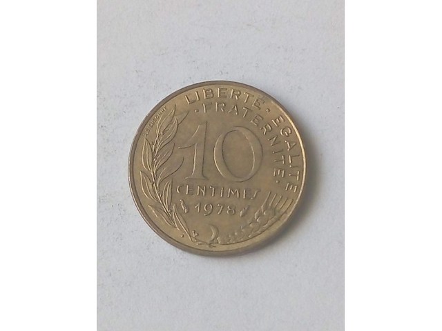 10 Centimes 1978.godine - Francuska -