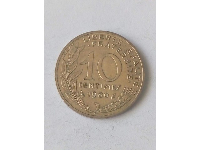 10 Centimes 1980.godine - Francuska -