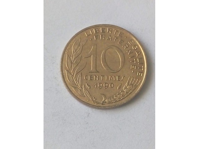 10 Centimes 1990.godine - Francuska -