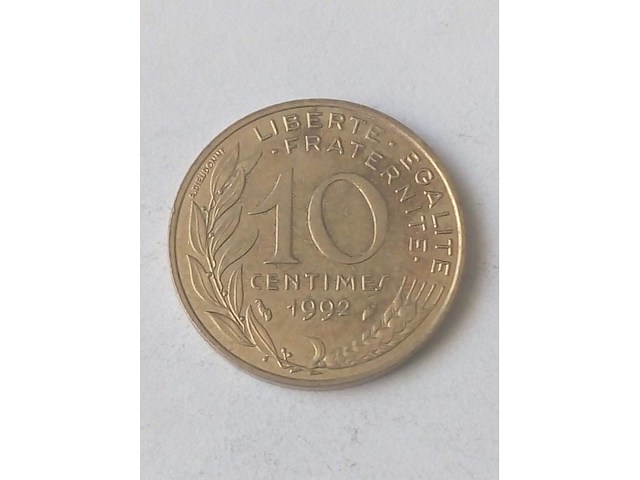 10 Centimes 1992.godine - Francuska -