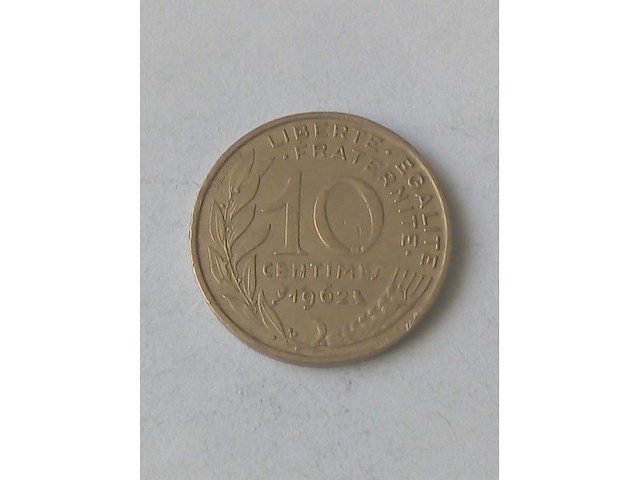 10 Centimes 1962.godine - Francuska -