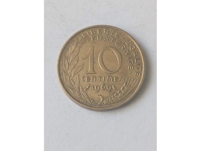 10 Centimes 1969.godine - Francuska -